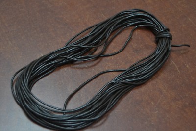 10 METER BROWN FAUX LEATHER BEADING CORD STRING 2MM #T-2762C | eBay