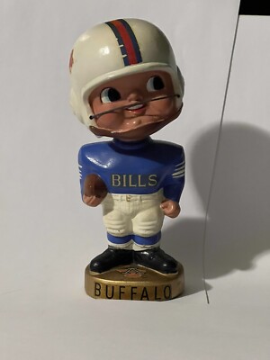 Buffalo Bills AFL Earpad 1965 Vintage Bobblehead Extremely Scarce NFL ...