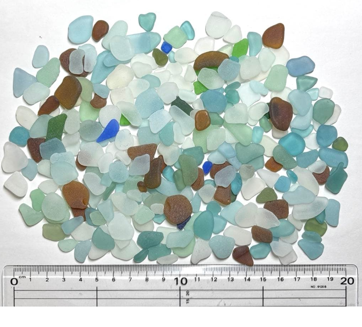 japanese sea glass Surf-Tumbled small mix color 200g | eBay