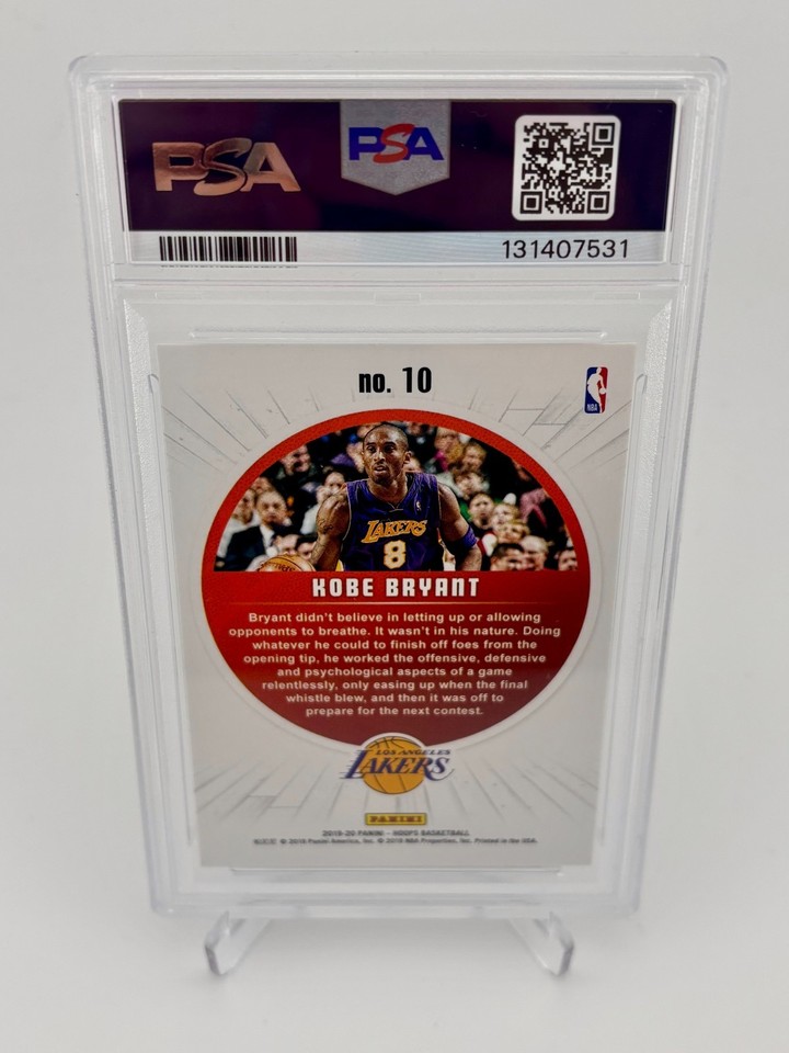 PSA10 - 2019 KOBE BRYANT - LEGENDS OF THE BALL - PSA 10 GEM MT #10 ...
