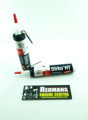 DIRKO S HT Sealant x2 cans ELRING 471.501 Pro Gasket Maker +300°C ...