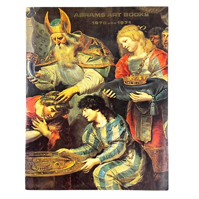 Abrams Art Books 1970 1971 Catalog Fine Coffee Table w Color Litho ...