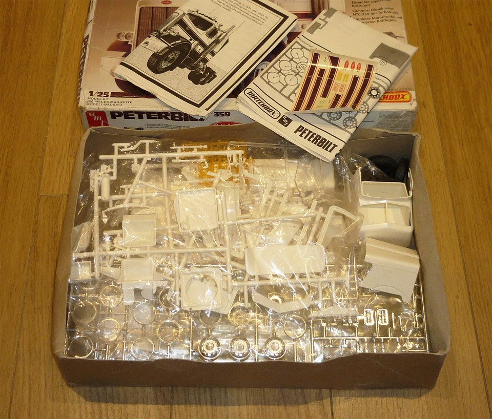 1980s Matchbox AMT 1/25 scale Peterbilt 359 (PK-6101) - truck kit | eBay UK