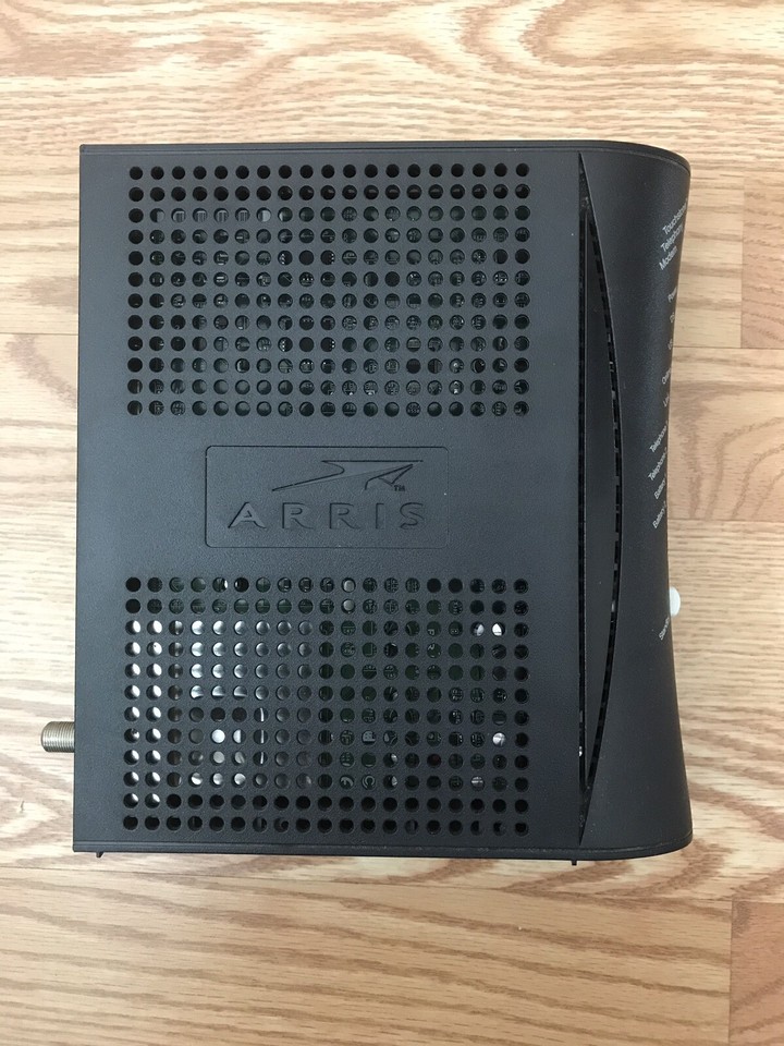 Arris Touchstone TM402P/110 Telephone VOIP Cable Modem w/AC Cord Works ...