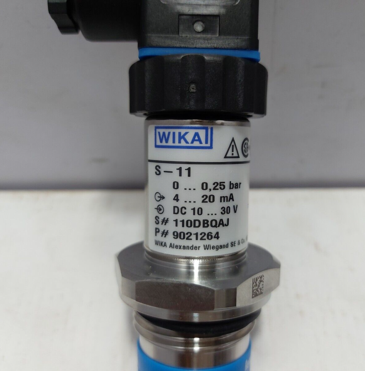 Wika S-11 Pressure Transmitter 9021264 0 25bar 4 20mA DC10 30V | eBay