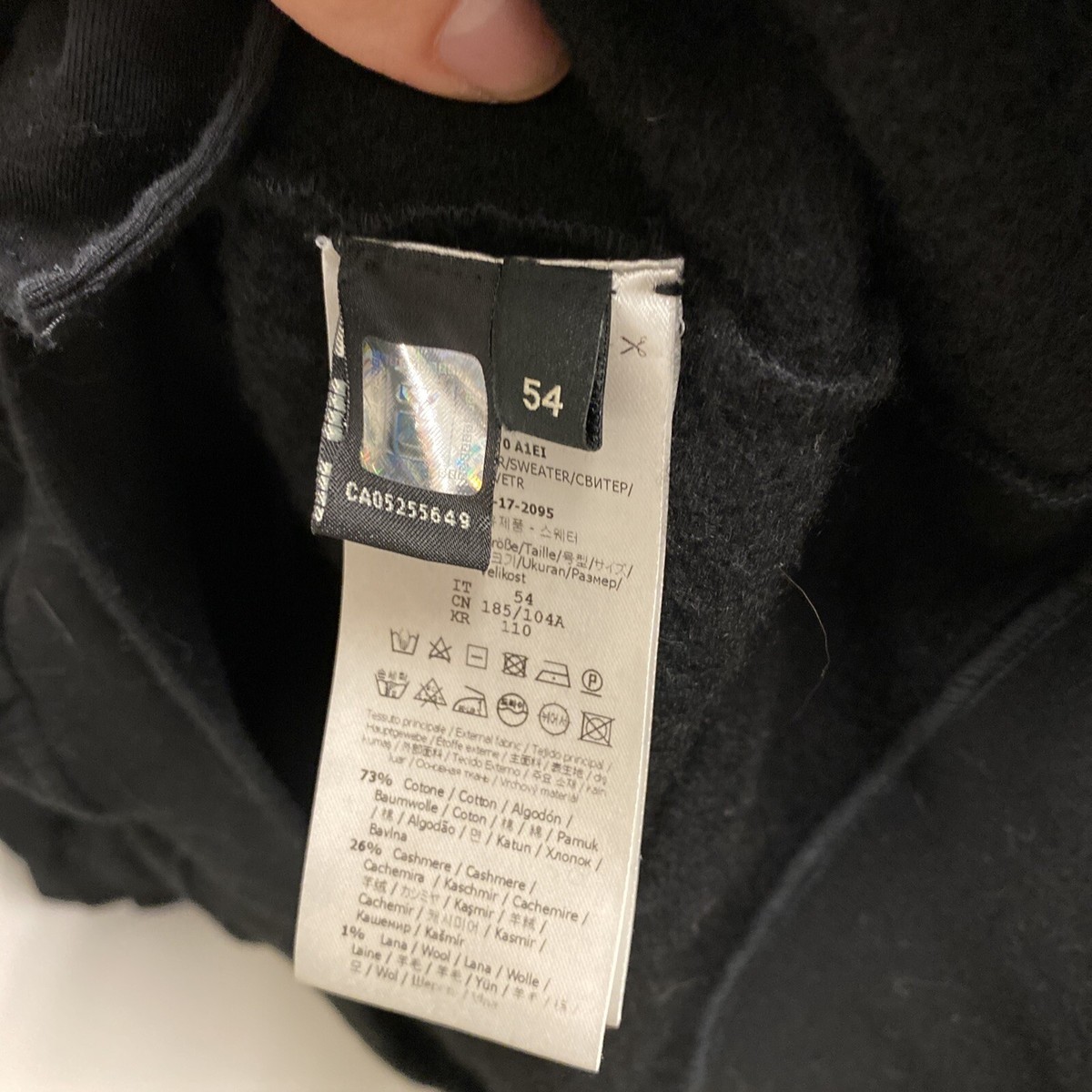 Fendi Embroidered FF Logo Black Hoodie Sz. 54 XXL Excellent Fendi Embroidered FF Logo Black Hoodie Sz. 54 XXL Excellent