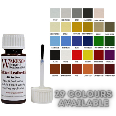 LIGHT CREAM Leather Touch Up Paint - sofa shoes bags - Colour Restorer ...