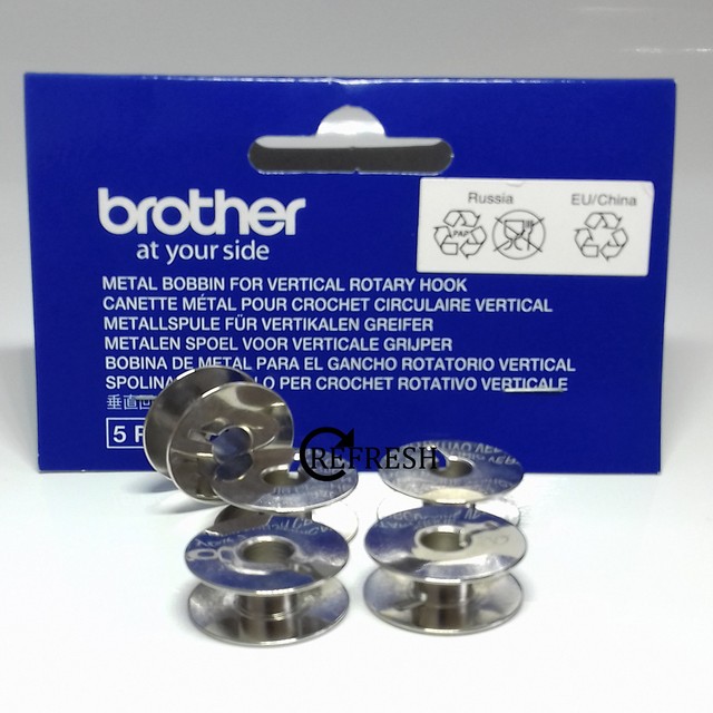 BROTHER Sewing Machine METAL BOBBINS FOR PQ1500 - Pack of 5 Bobbins ...