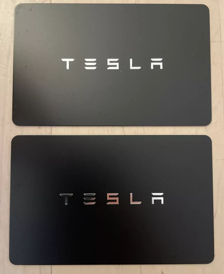 New Lot OF 2 Genuine OEM TESLA Model S 3 X Y Cybertruck KEY CARD ...