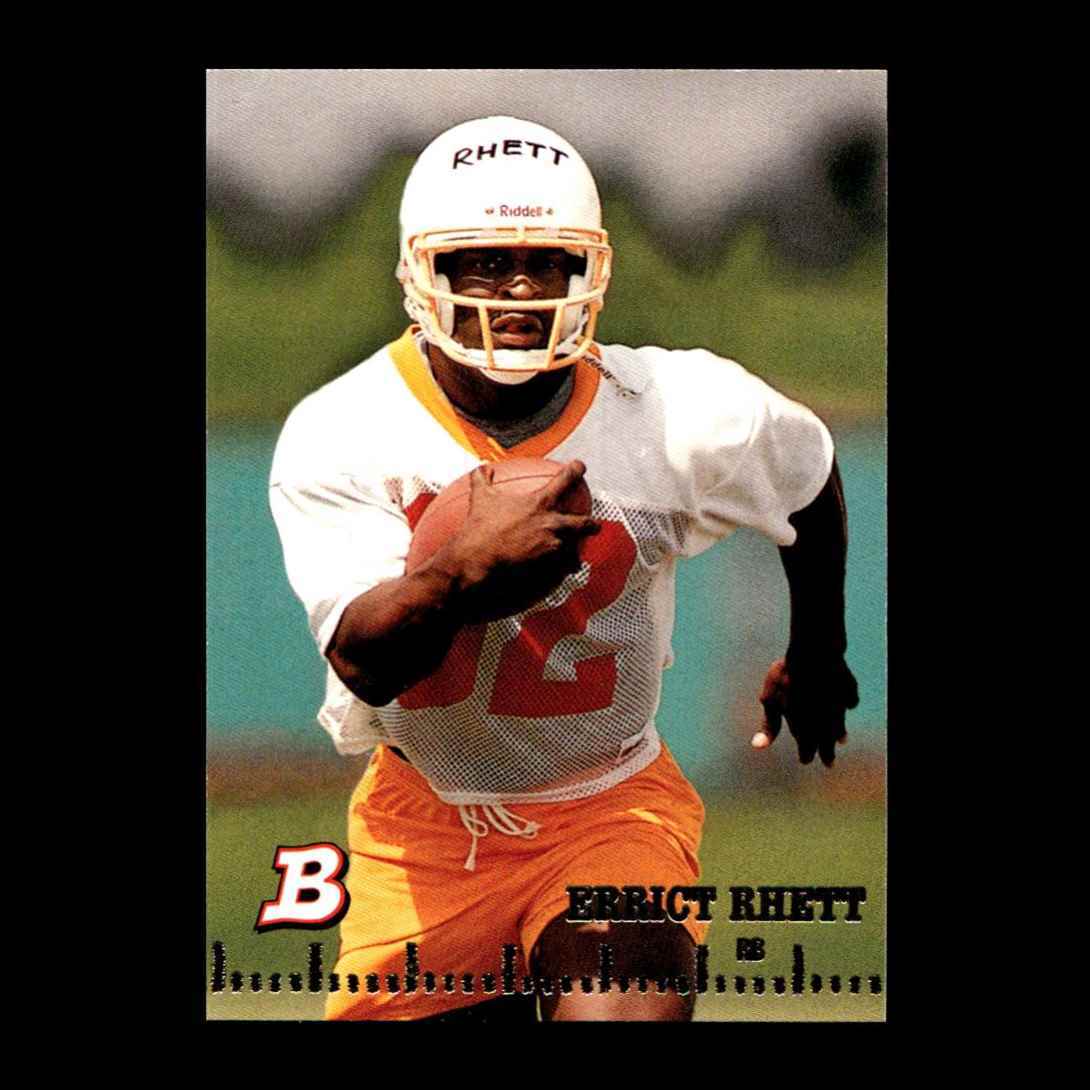 Errict Rhett 1994 Bowman Rookie Tampa Bay Buccaneers #64 R327J 19 | eBay