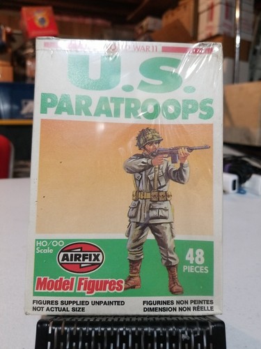 WW II US PARATROOPS FIGURES HO Scale Airfix Model Kit 751 | eBay