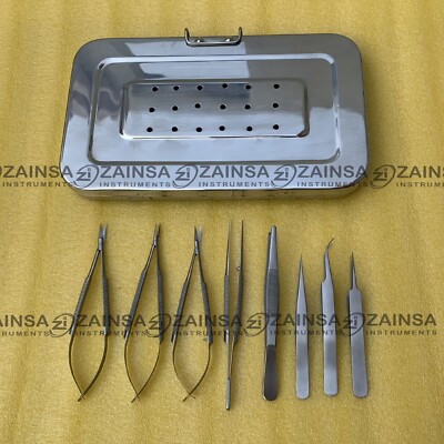 Hand Surgery Basic Set of Micro Surgical Instruments, With case ...