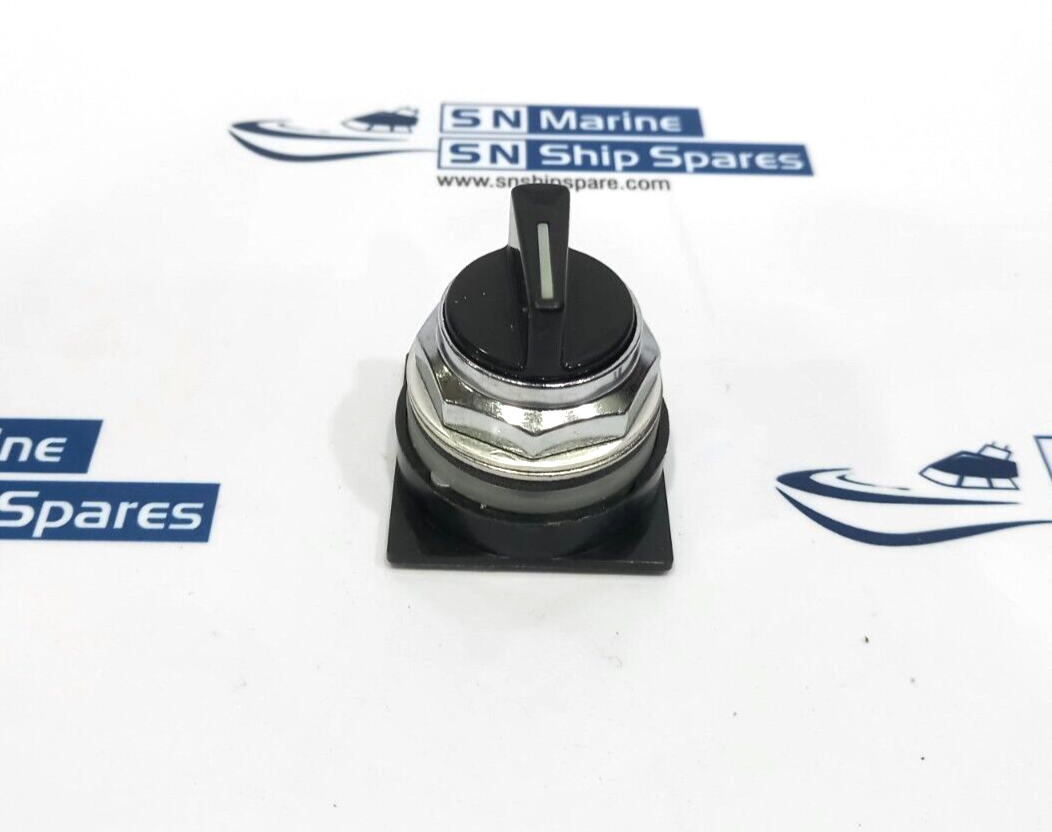 General Electric CR104PSG84B Selector Switch Heavy Duty Black Cap 3POS ...