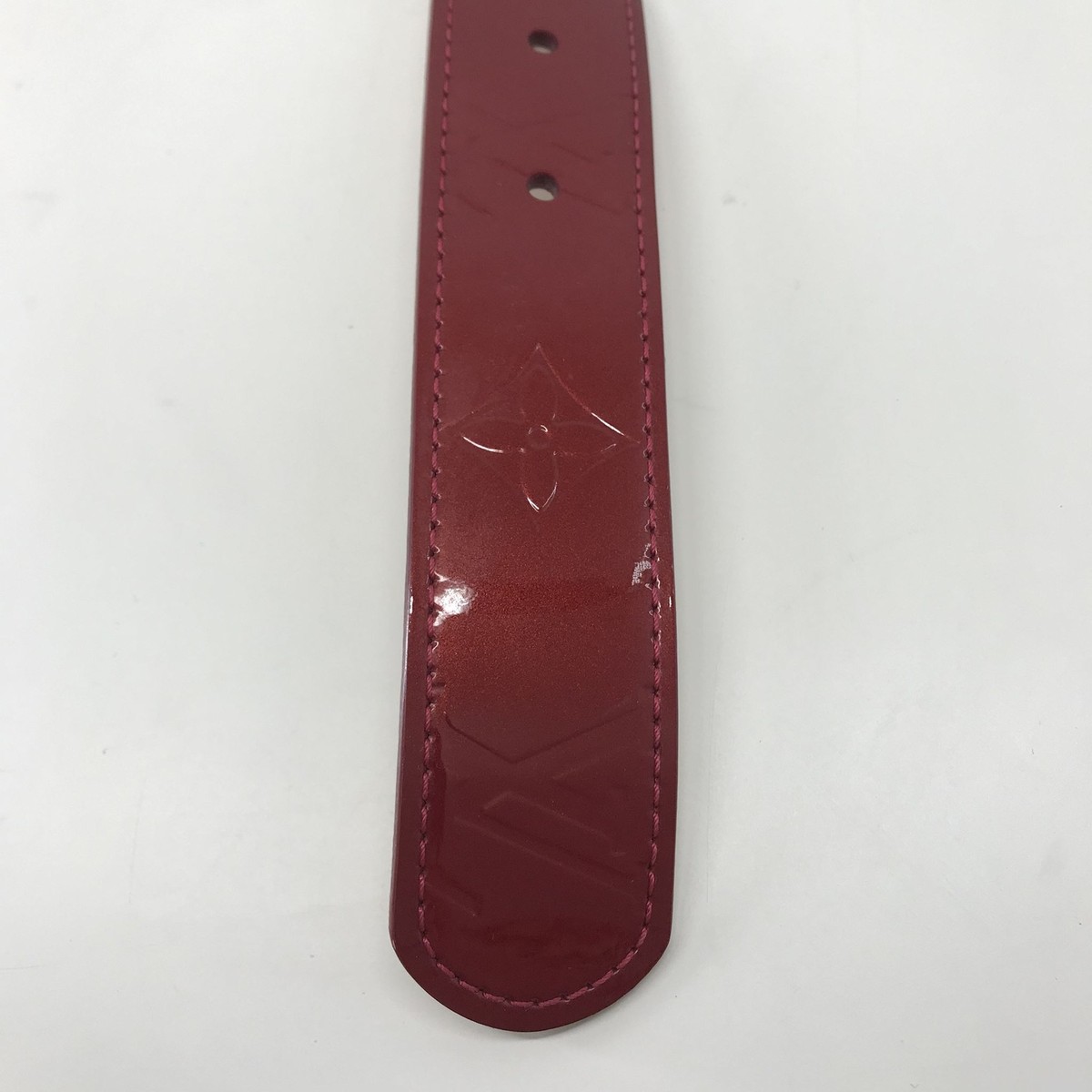 Louis Vuitton Ceinture Belt Monogram Vernis M6980 Red Patent Louis Vuitton Ceinture Belt Monogram Vernis M6980 Red Patent
