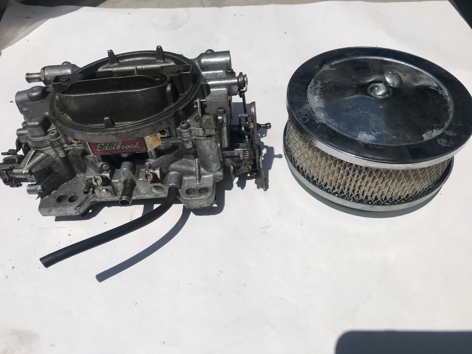 EDELBROCK 1411 PERFORMER SERIES Carburetor 4V CARB 750 CFM 4BBL MANUAL ...