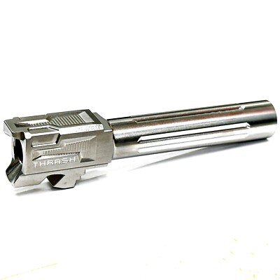 Glock 9mm G19 Match Grade Stainless Steel Barrel Gen 1-5 … Silver Color ...