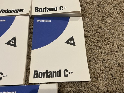 Borland C++ 4.0/ Set Of 5 Programmer Guides - BOOKS ONLY | eBay