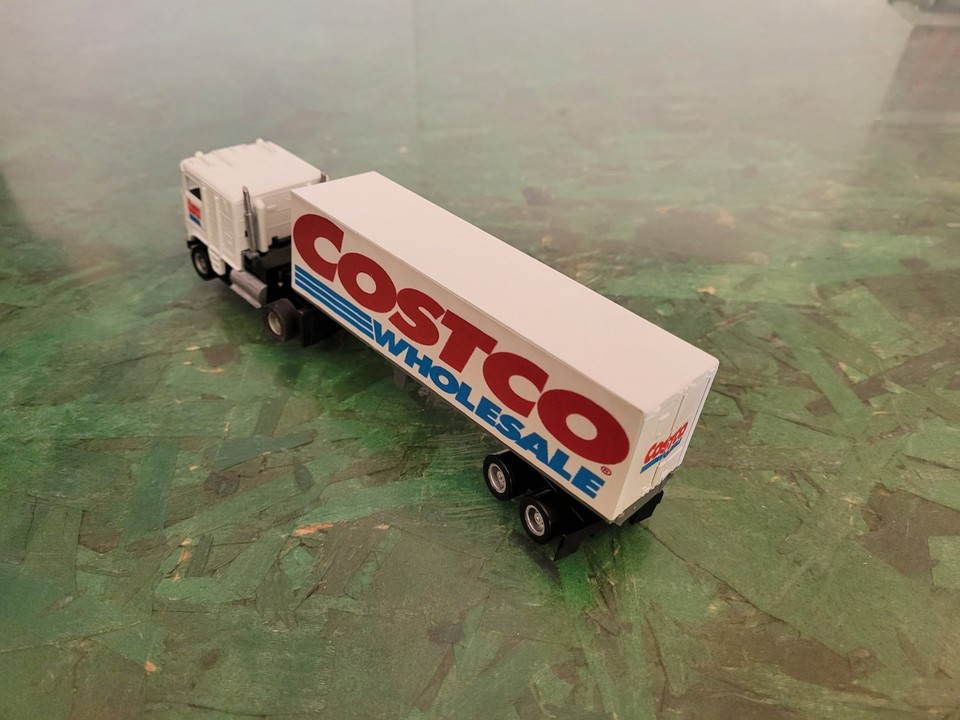 TYCO US1 ELECTRIC TRUCKING - COSTCO CABOVER SEMI WITH TRAILER. TRACK ...