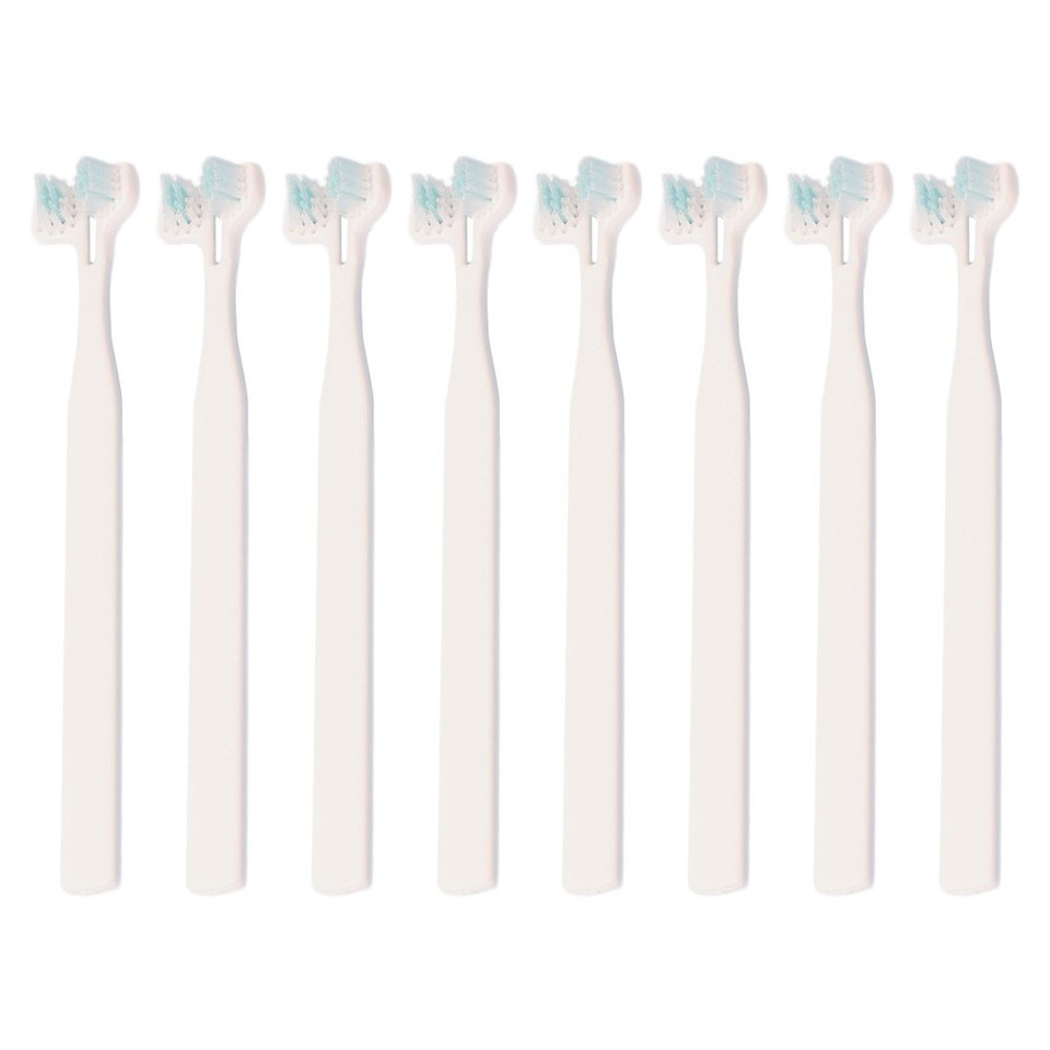 8 Pcs Dog Tooth Brushing Kit Convenient Comfortable Pet Toothbrush ...