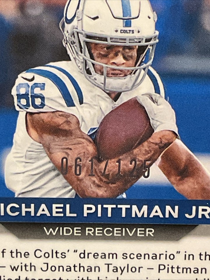 2020 Panini Prizm - Rookie Michael Pittman Jr. #333 Purple Prizm /125 ...