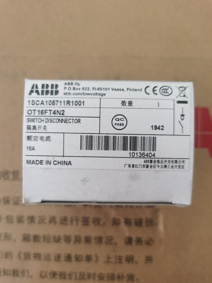 1PCS NEW ABB OT16FT4N2 OT25FT4N2 OT40FT4N2 Isolation switch | eBay
