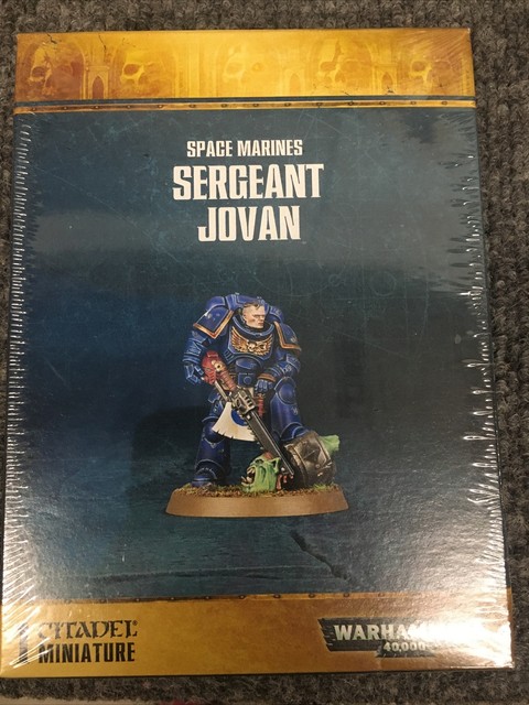 Games Workshop Birthday Space Marine Primaris Sergeant Jovan 40k ...