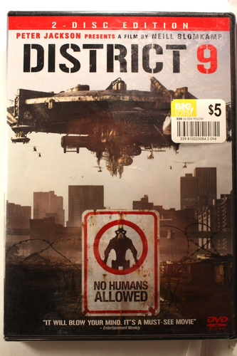 DISTRICT 9 (DVD 2009 Widescreen) 2-Disc Edition - BRAND NEW Ships Free ...