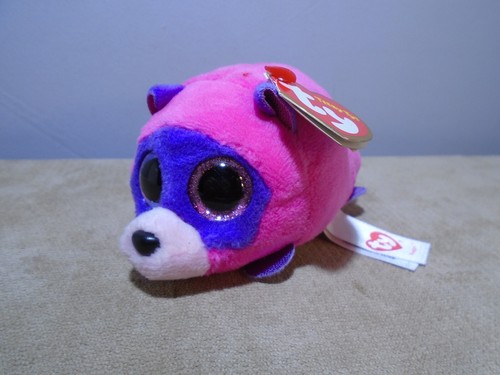 TY BEANIE BOOS TEENY TYS RUGGER RACCOON STACKABLE PLUSH (MA694) | eBay