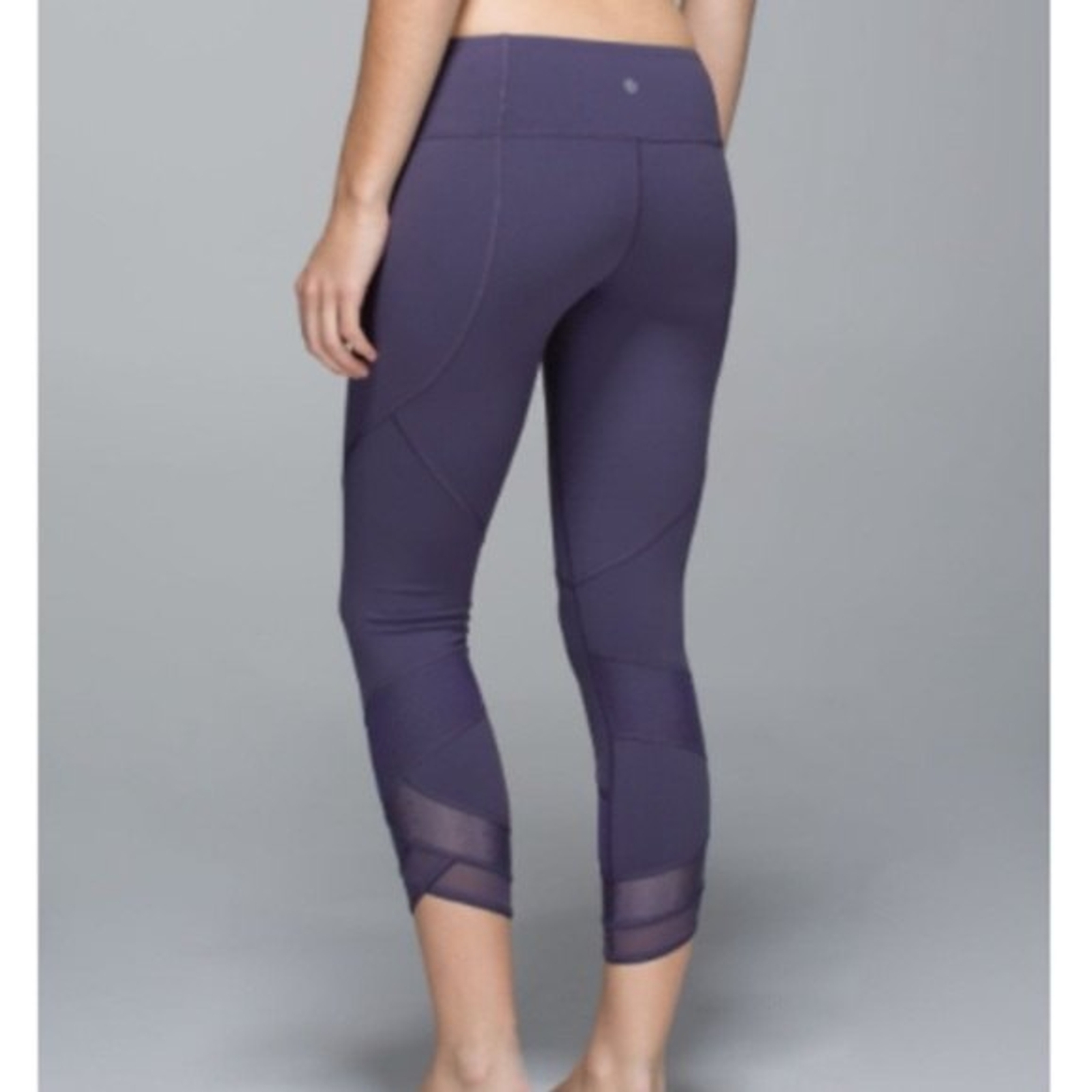 Lululemon Emerge Renewed Crop Nightfall Purple Leggin… - Gem
