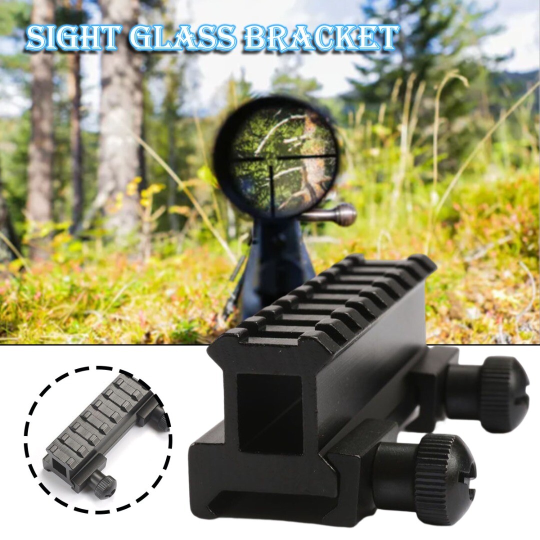 New Universal Scope Mount Adapter w/ 20mm Riser Base Dovetail Weaver ...