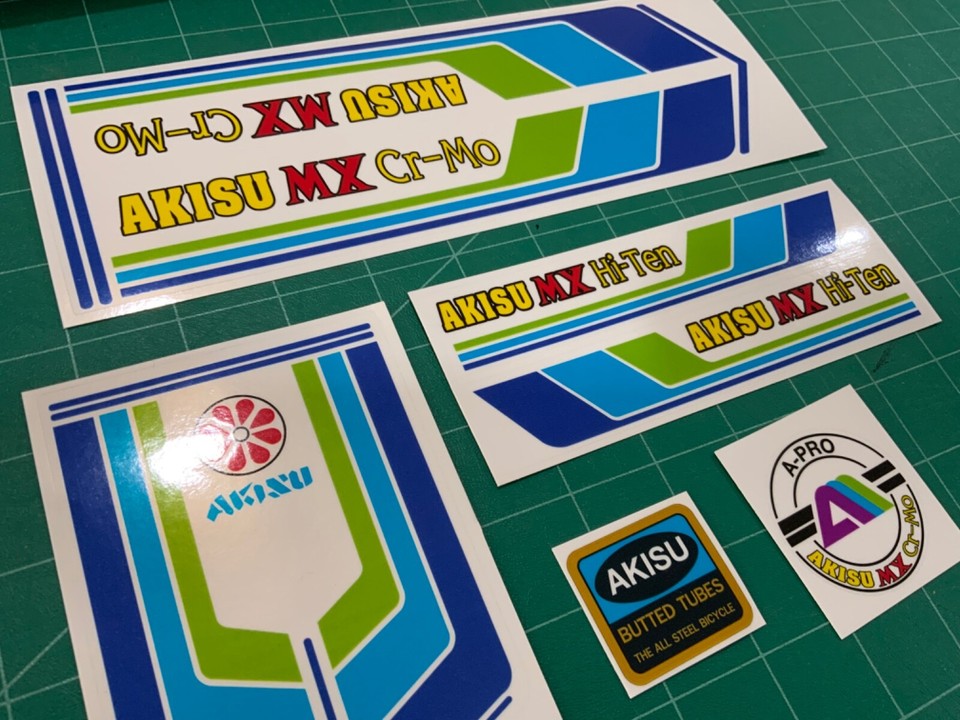Akisu MX Bmx sticker decals | eBay