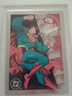 DC Comics Superman the Man of Steel 1993 Wizard Promo Prototype Trading ...