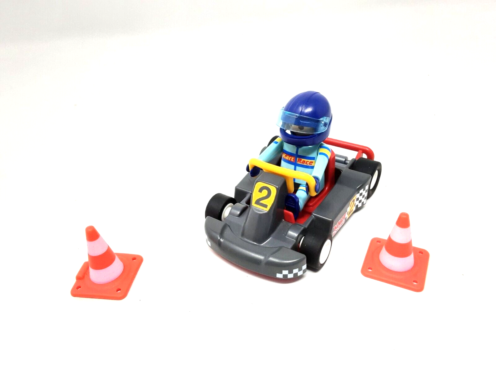 Vintage 1998 Playmobil 3012 Go Kart Racing Car & Driver Figure | eBay