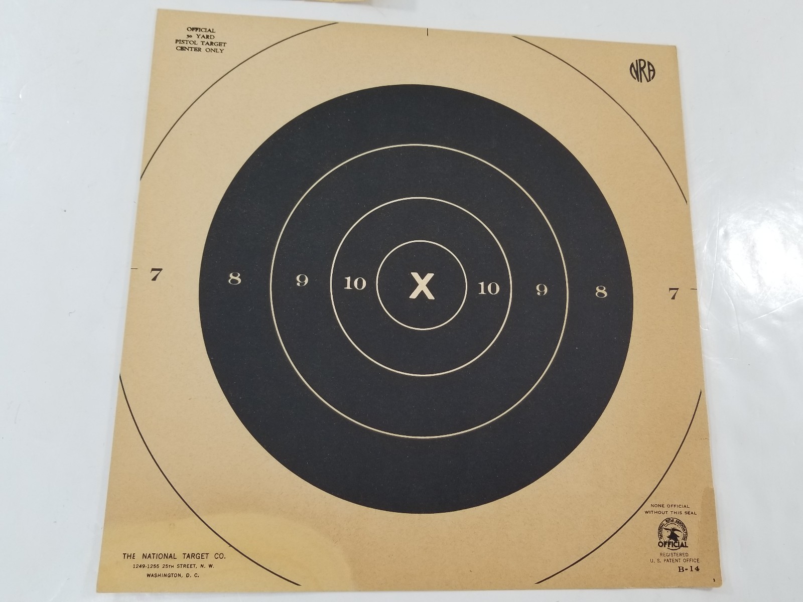 LOT OF 3 VINTAGE 1930'S NRA OFFICIAL 50 FT & 50 Yard TARGETS RIFLE ...