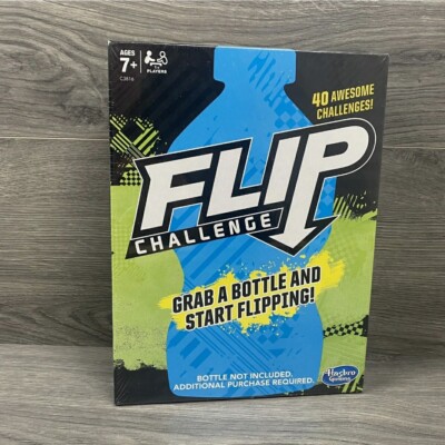 Hasbro Flip Challenge Game Bottle Target Tricks Stunts Skill Action ...