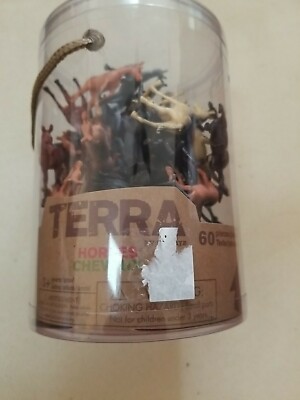 Battat Terra - AN6038Z - Horses In Tube Action Figure Set | eBay