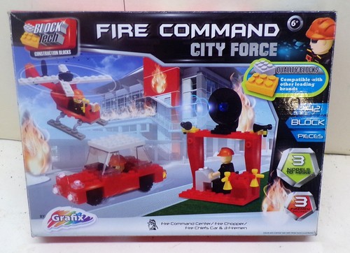 block tech fire command city force PARTS | eBay