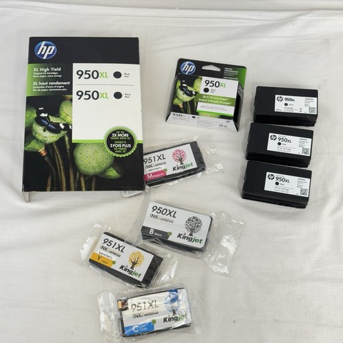 HP 950xl/951xl Black and Color Ink Cartridges New Sealed & Open Box | eBay