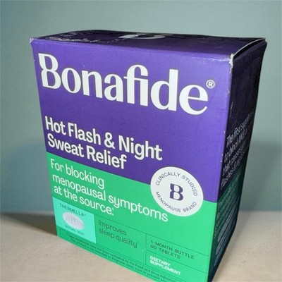 Bonafide Thermella Menopause Hot Flash Relief 30-Day Supply Tablets NIB ...
