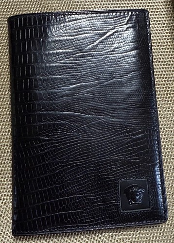 New Vntg 1990s Gianni Versace Lizard Skin Men's Bifold Wallet Unique | eBay