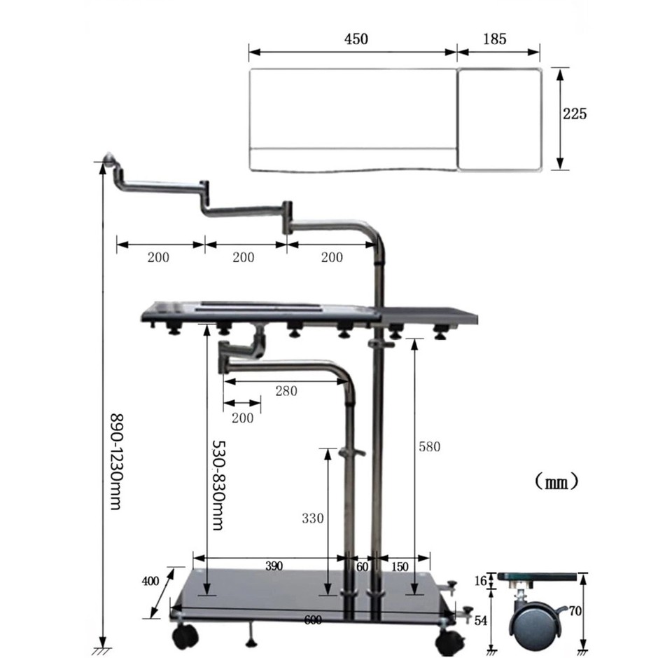 NBGYSH OK610 OK611 - Bedside Moving Laptop Stand Adjustable Sofa ...
