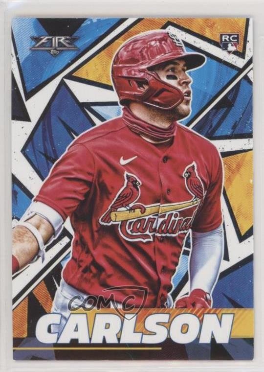 2021 Topps Fire Dylan Carlson #17 Rookie RC | eBay