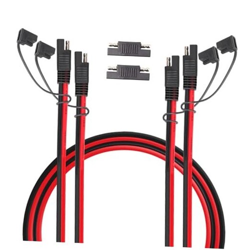 6FT SAE to SAE Cable 16 AWG Extension Cord Wire 6FT (16AWG) 2 Pack (6FT ...