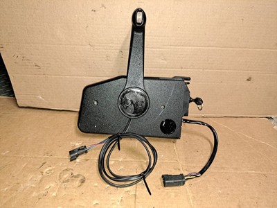 OMC EVINRUDE JOHNSON REMOTE CONTROL BOX MODULAR CONNECTORS WITH KEY ...
