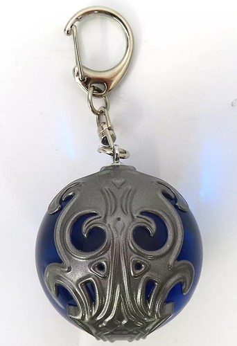 Final Fantasy XIV Blue Materia Keychain 3.5cm Game Merchandise Used | eBay