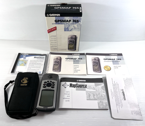 Garmin GPSMAP 76S Sensors Maps 12 Channel Compass Waterproof with Case ...