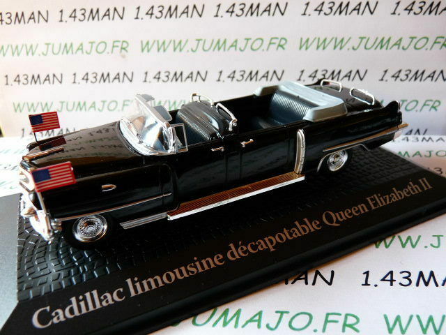 PR6 1/43 norev présidentielle CADILLAC limousine décapotable Elisabeth ...