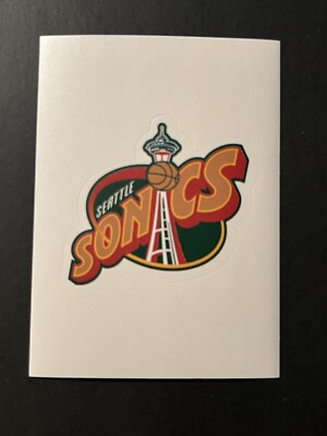1997-98 Upper Deck Sticker Logo Seattle Supersonics 135 Basketball | eBay