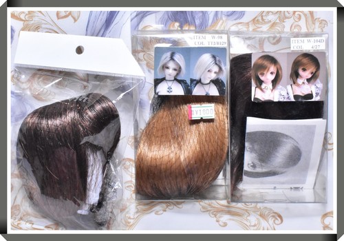 BJD 3 Wigs Volks Balljointed Doll Super Dollfie Dream SD DD Mixed Color ...