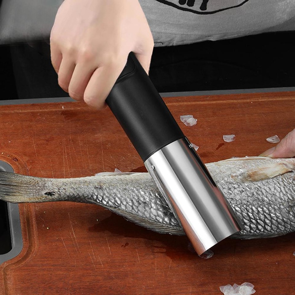 Portable Electric Fish Scaler Seafood Cleaning Tool Fish Scale Cleaner ...